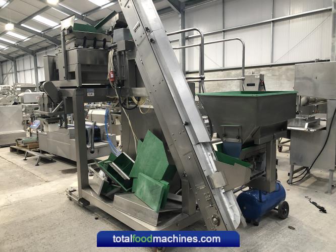Ward Becker Linear Multihead Weigher ~ 5972 - Total Food Machin