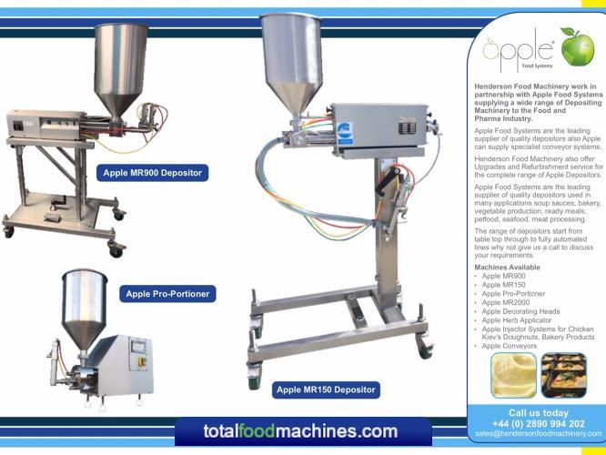 Apple Pro Portioner Depositor ~ 7174 - Total Food Machines