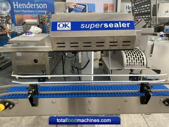 OK Supersealer Band Sealer with Conveyor ~ 7460 - Total Food Mac